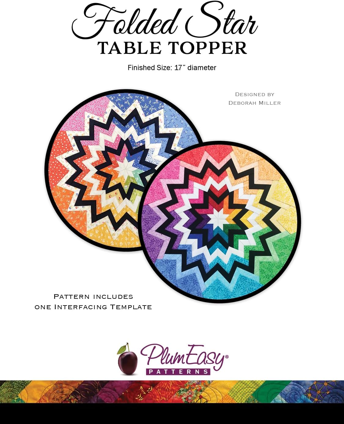 Amazon.com: Folded Star Table Topper Pattern : Arts, Crafts & Sewing