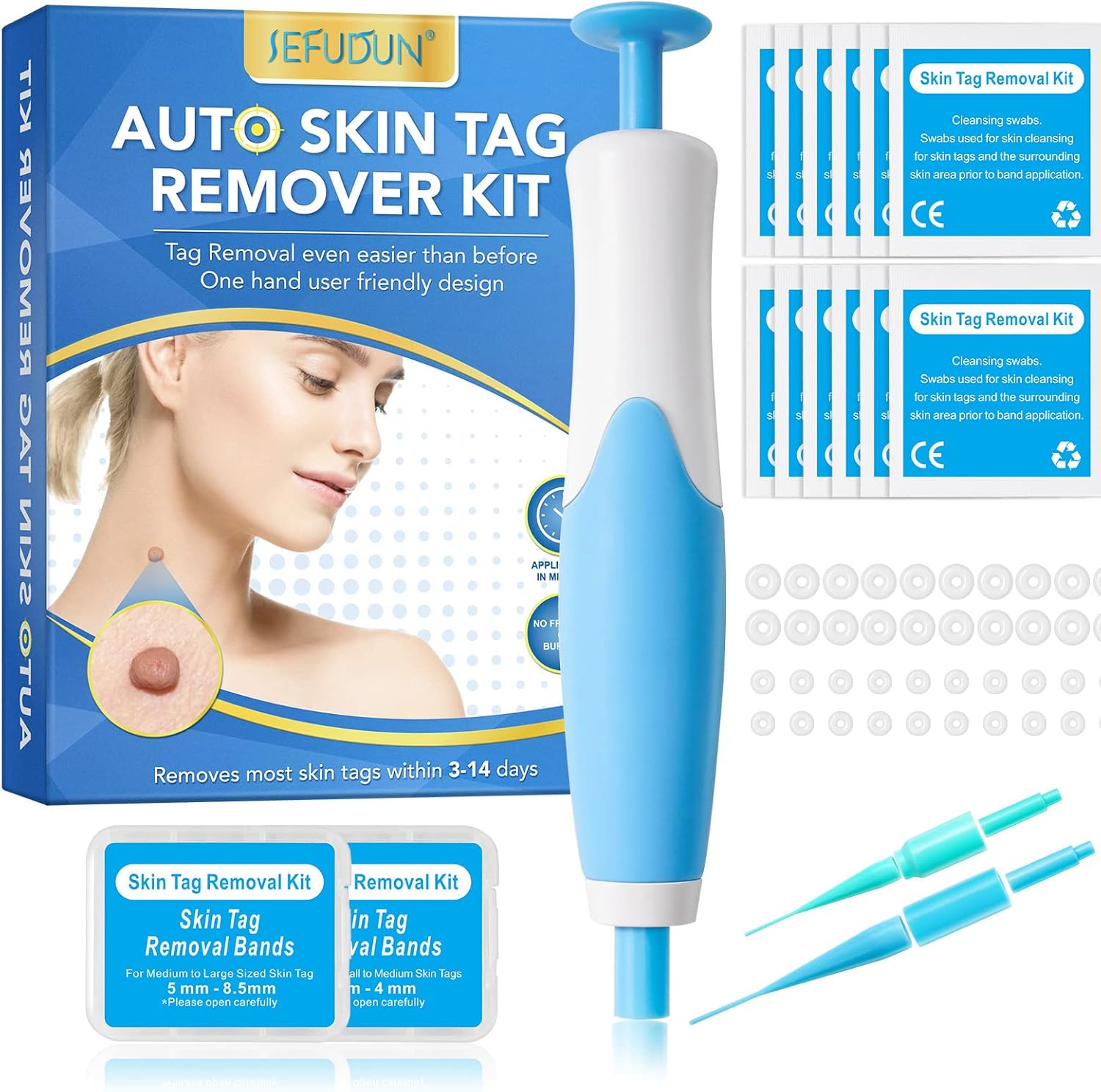 Skin Tag Remover, Wart Removal Skin Tag Removal Device 2-8mm Skin Tag ...