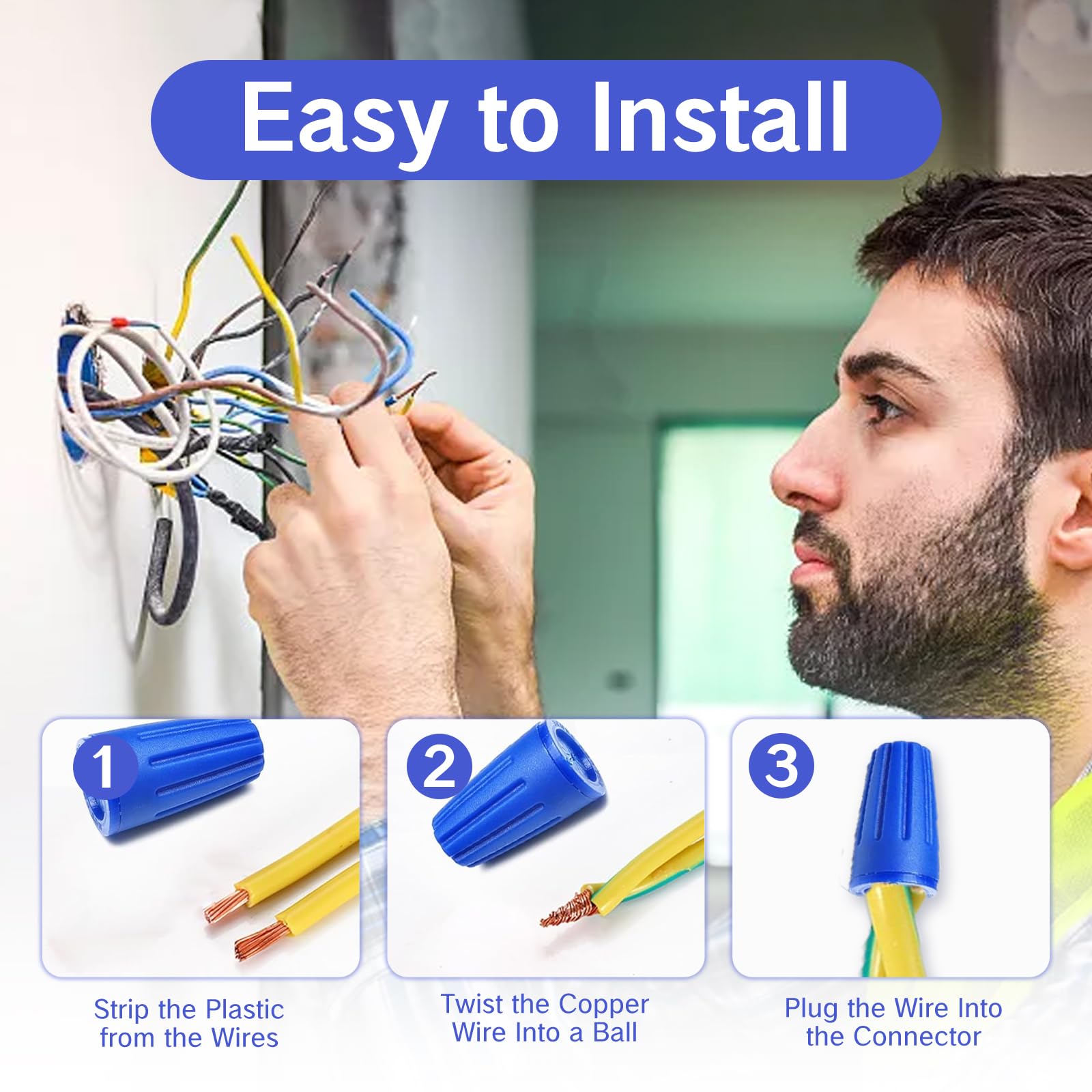 Snapklik.com : 20 PCS Waterproof Wire Connectors Silicone Filled Waterproof Wire Nuts Electrical ...