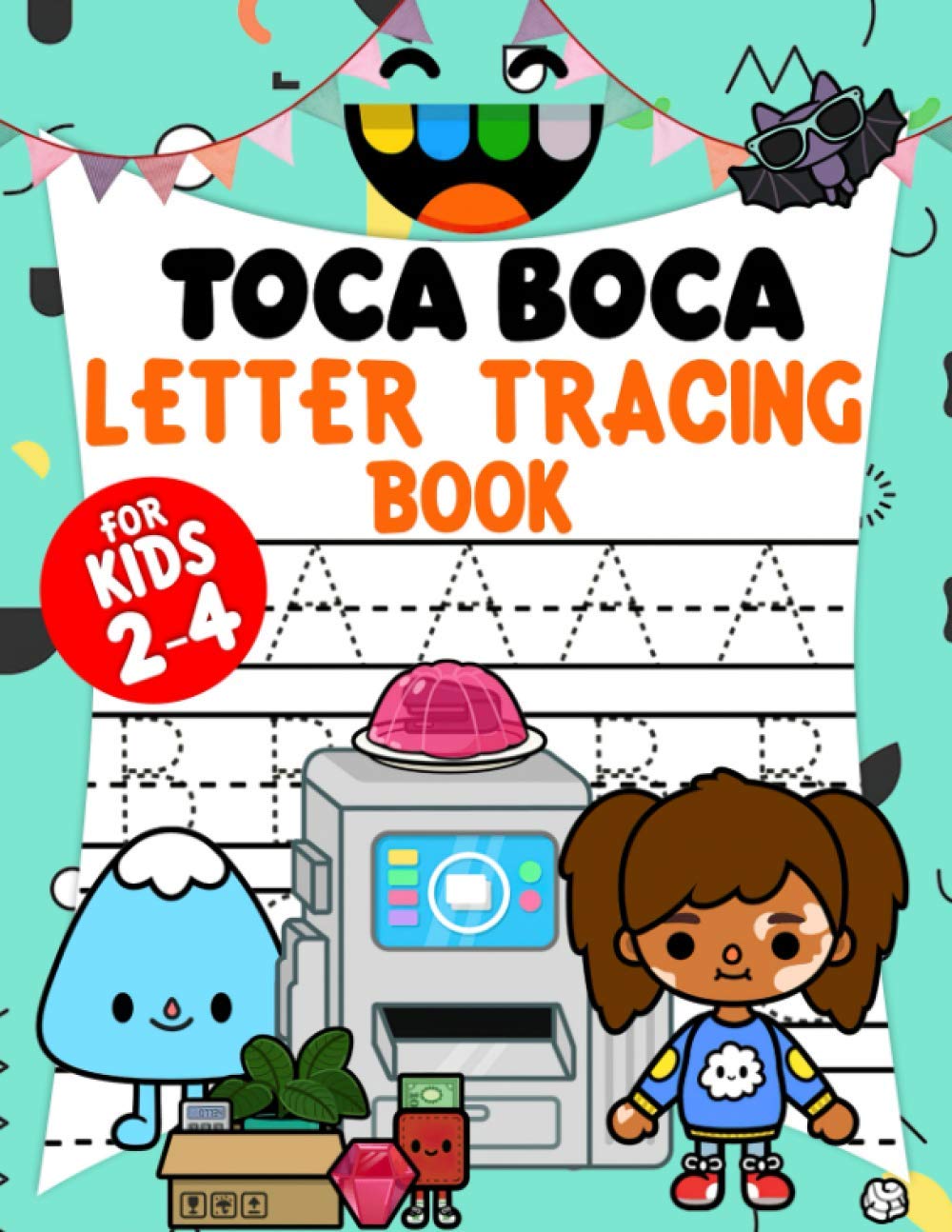 Buy Toca Boca Letter Tracing Book For Kids 2-4: The Children's Alphabet ...