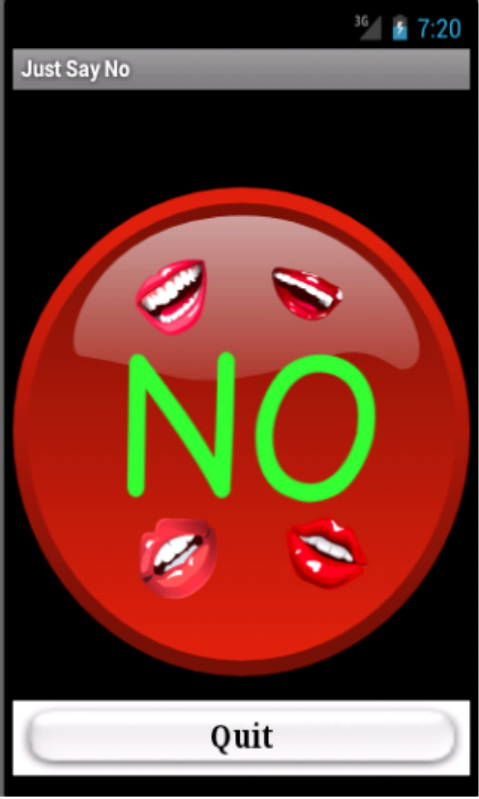 Just Say No Button - App on Amazon Appstore
