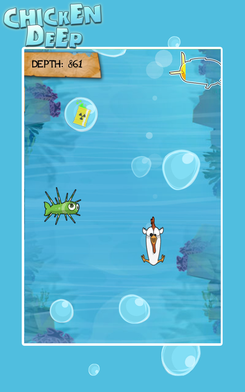Chicken Deep: The diving chicken - App on Amazon Appstore