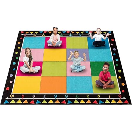Amazon.com: Booooom Jackson Classroom Carpet, Children's Classroom Rug ...