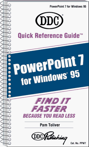 Amazon | Powerpoint for Windows 95: Version 7 : Ddc Quick Reference ...