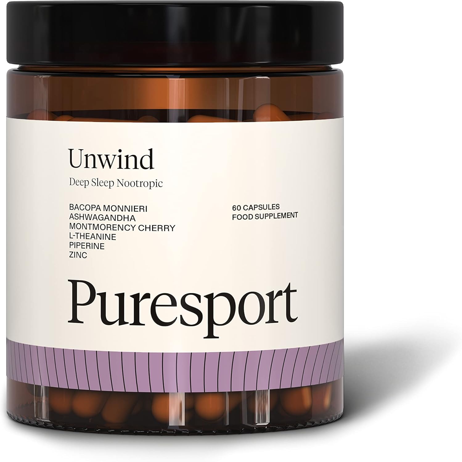 Puresport Unwind Deep Sleep Nootropic Sleep Supplement | 60 Capsules ...