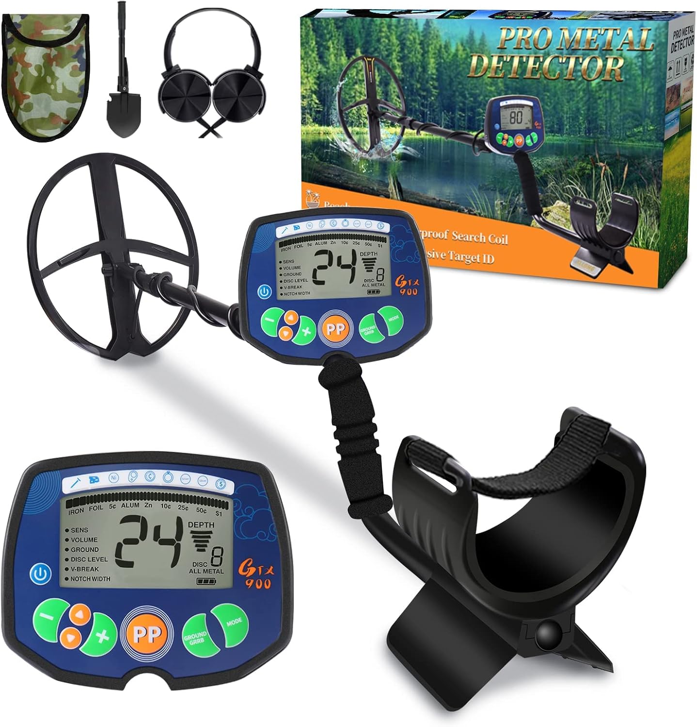 Amazon.com : MeinWei Metal Detector for Adults Professional, Higher ...
