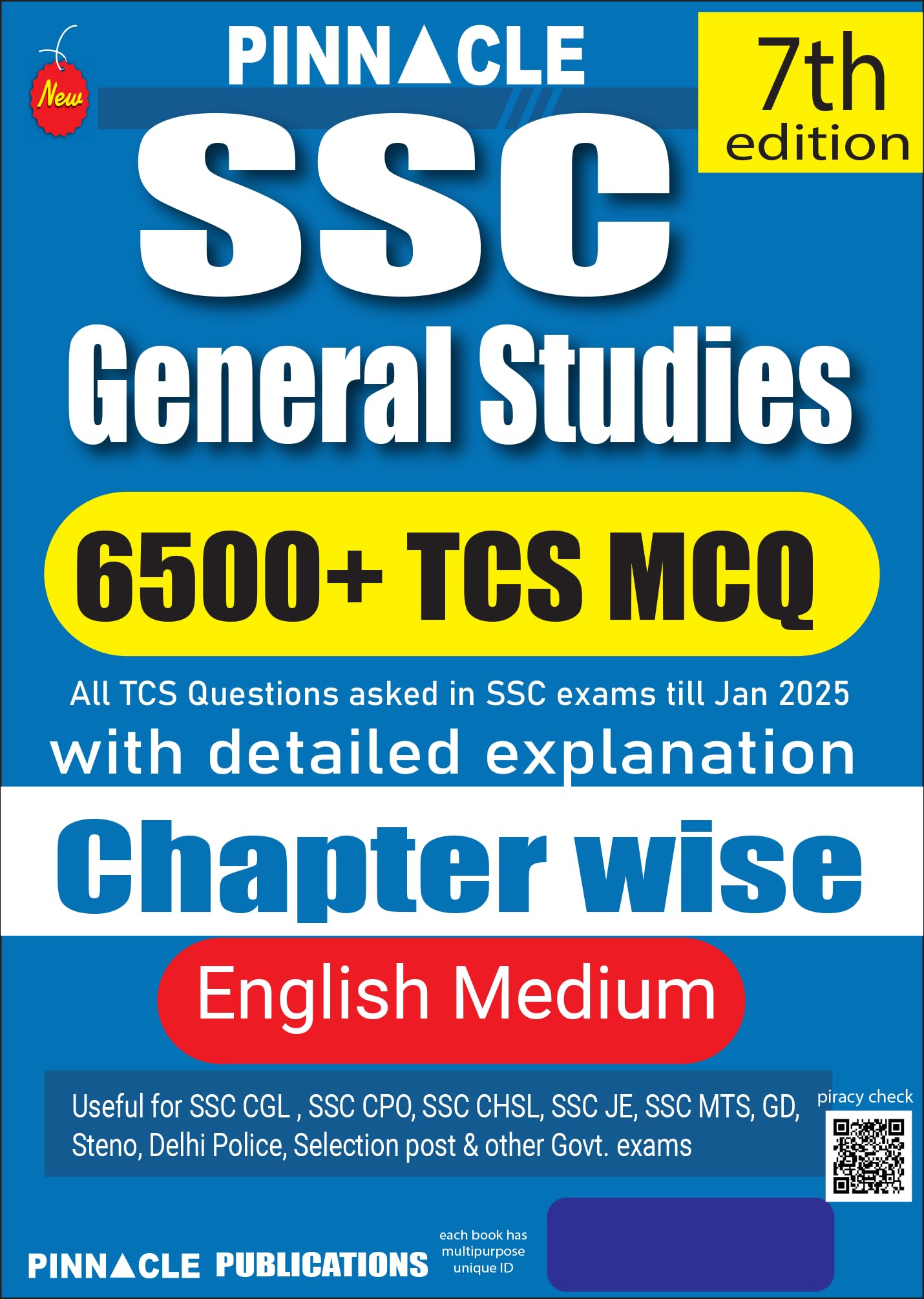 Buy SSC General Studies 6500+ TCS MCQ chapter wise with detailed ...