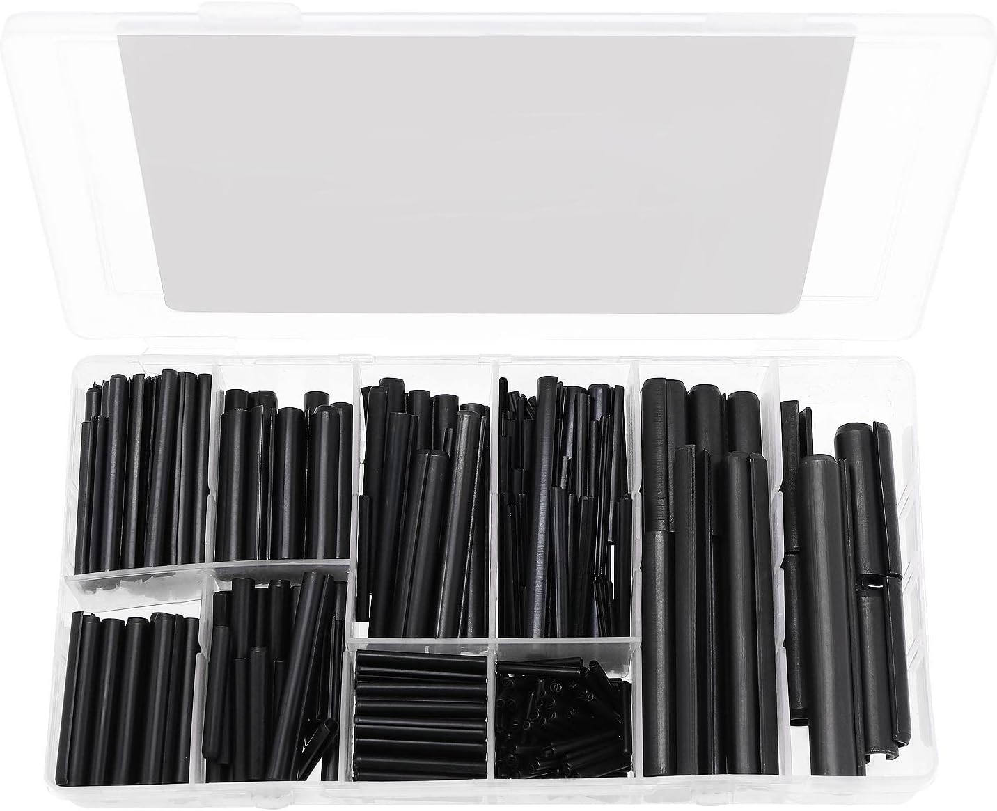 eMagTech Manganese Steel Slotted Spring Pin Roll Pins Assortment Set ...