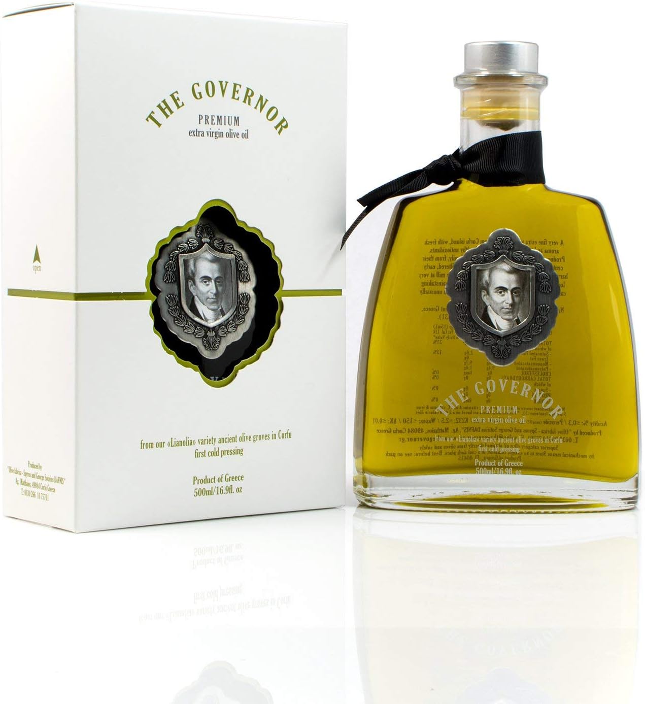 Amazon.com : The Governor Premium Extra Virgin Olive Oil - Unfiltered ...