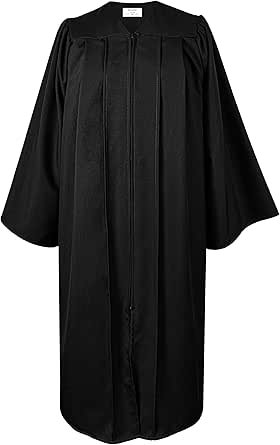 Amazon.com: Herrenbek Bata de coro mate para iglesia juez, disfraz de ...