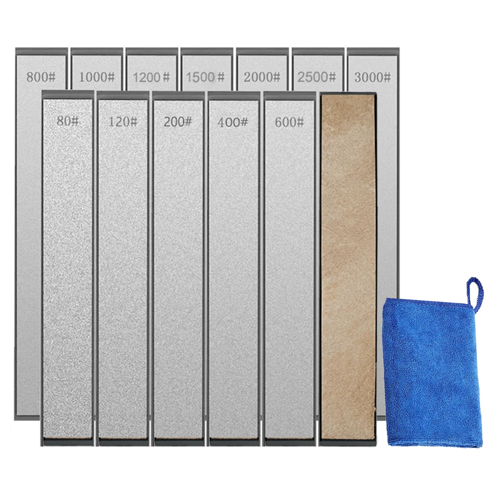 Amazon.com: 12 Pcs Diamond Sharpening Stones Set, diamond knife ...