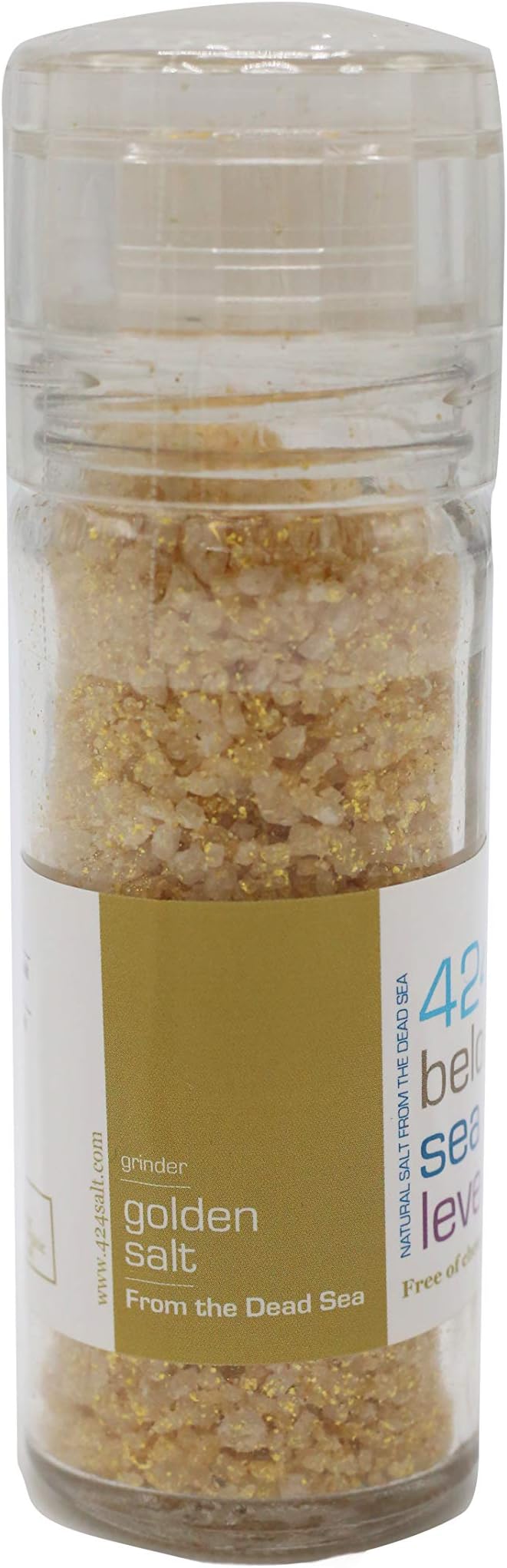 Amazon.com : Golden Salt Gourmet Salt From The Dead Sea 3.87oz / 110 ...