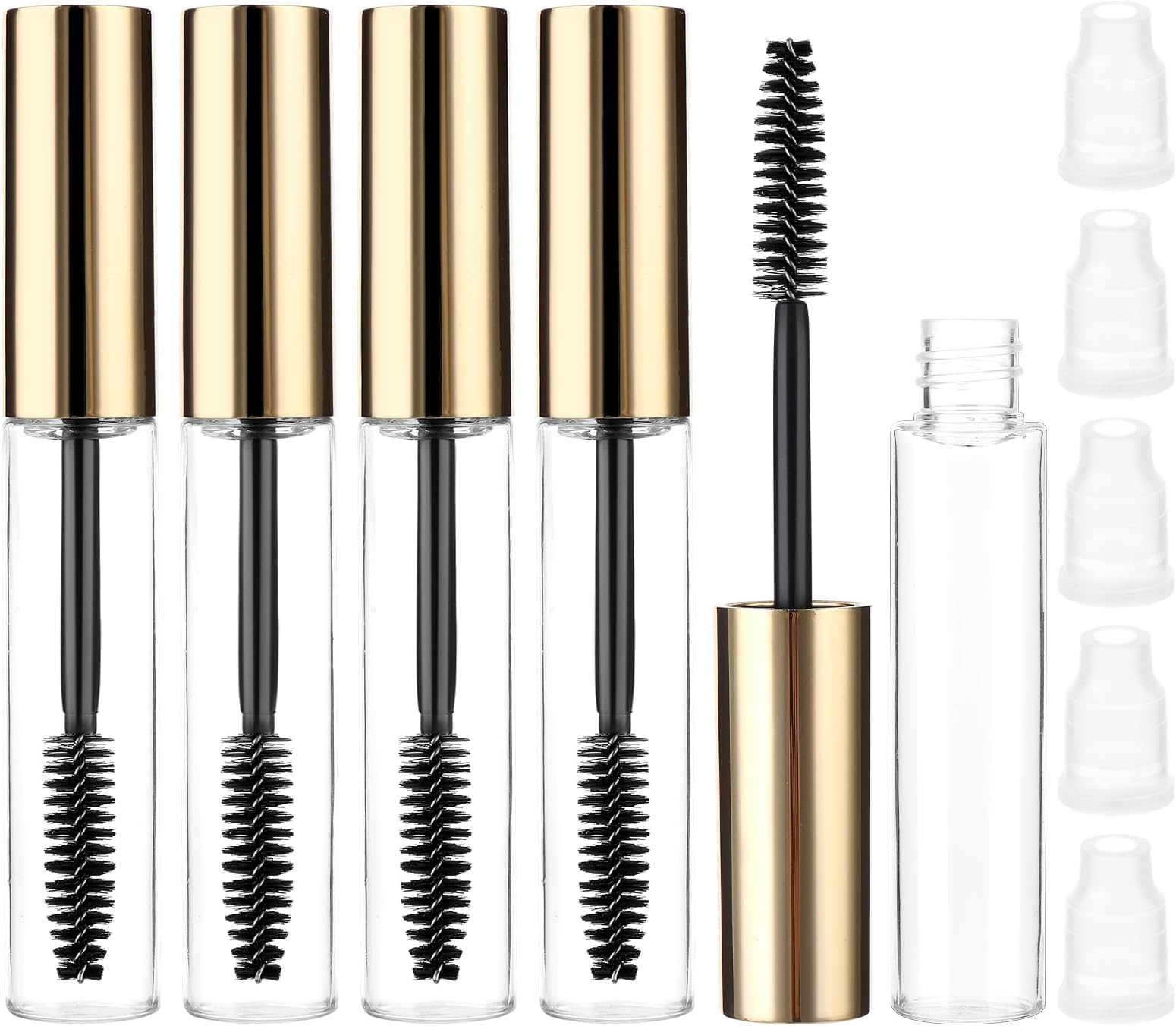 Amazon.com : Onwon 4 Pcs 8 mL Empty Mascara Tubes With Eyelash Wand ...