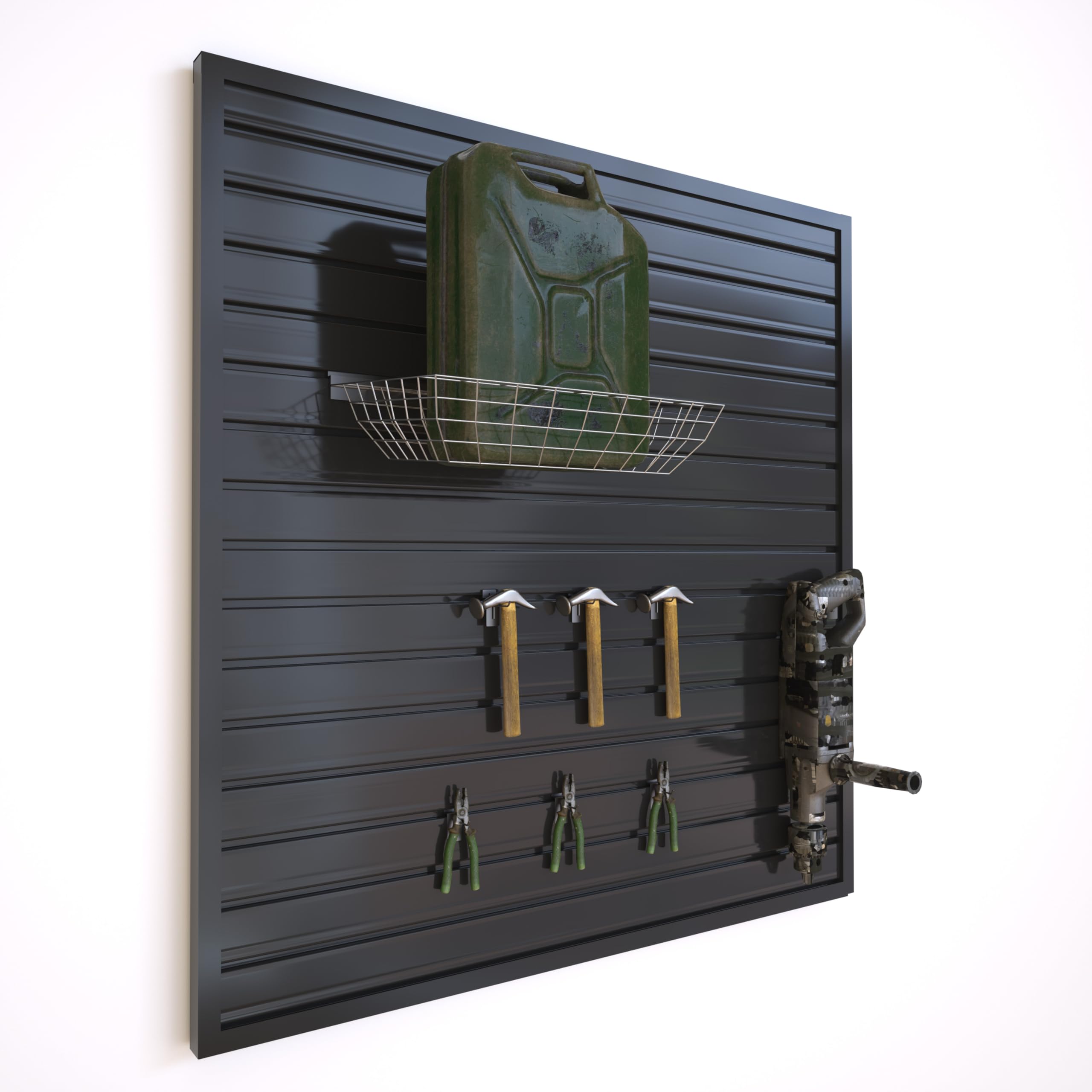 Snapklik.com : NeatiEase Slatwall Panel Wall Storage Systems, 4 X 4ft ...