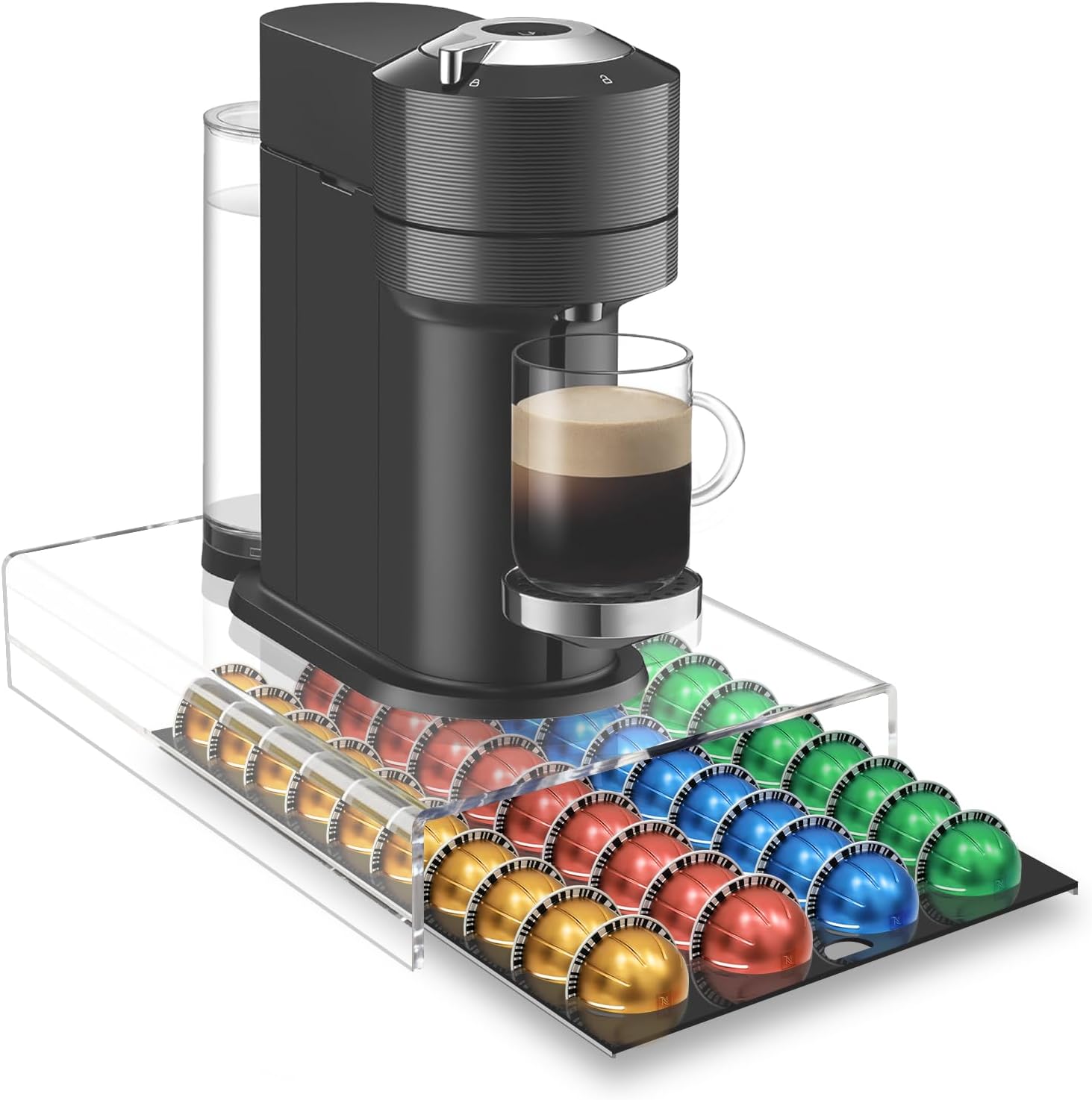 Amazon.com: Coffee Pod Holder Organizer for Nespresso Vertuo Pods ...