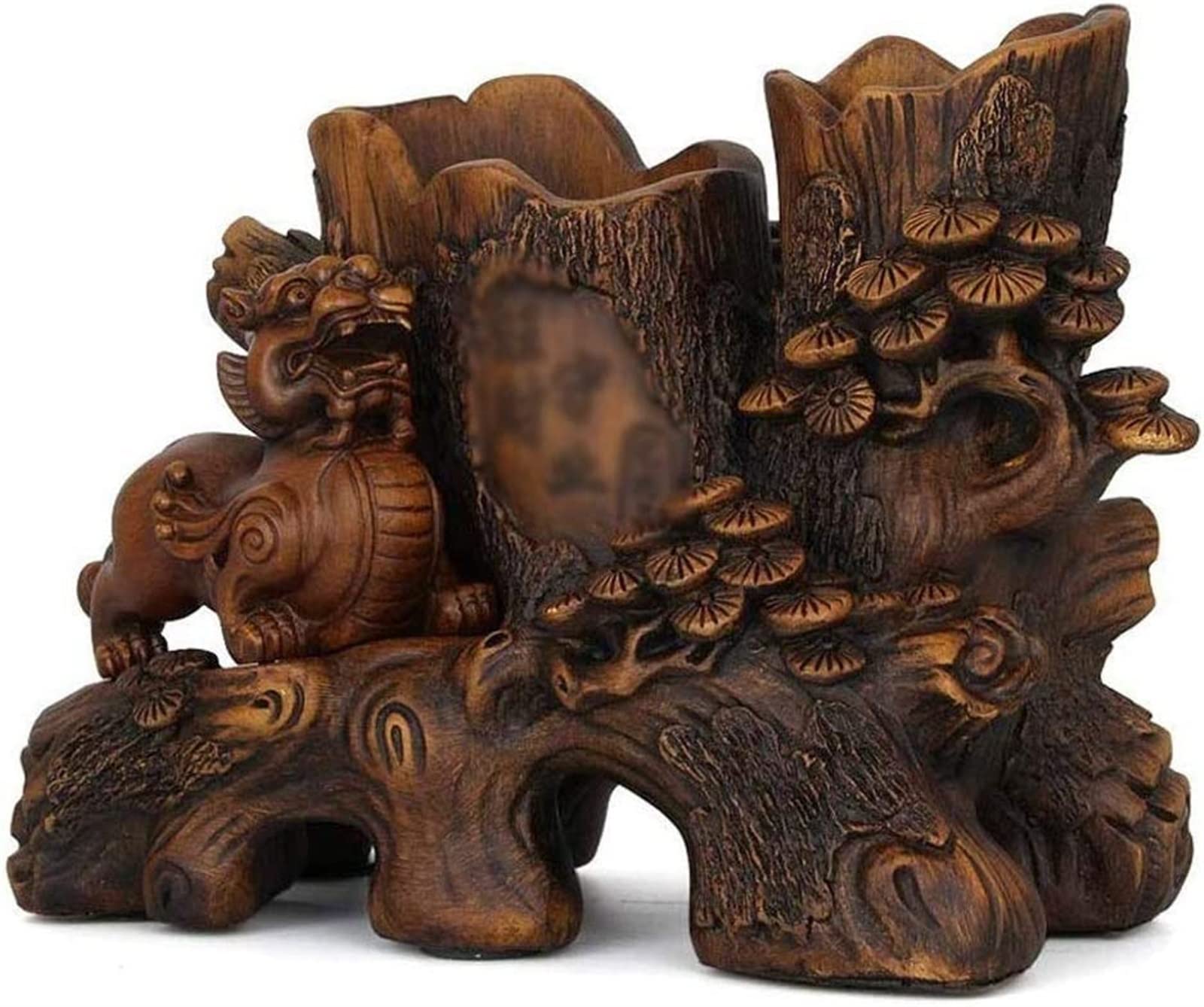 Stump Carvings Feng Shui Amazon.com: Xiledu Solid Wood Amitabha Buddha
