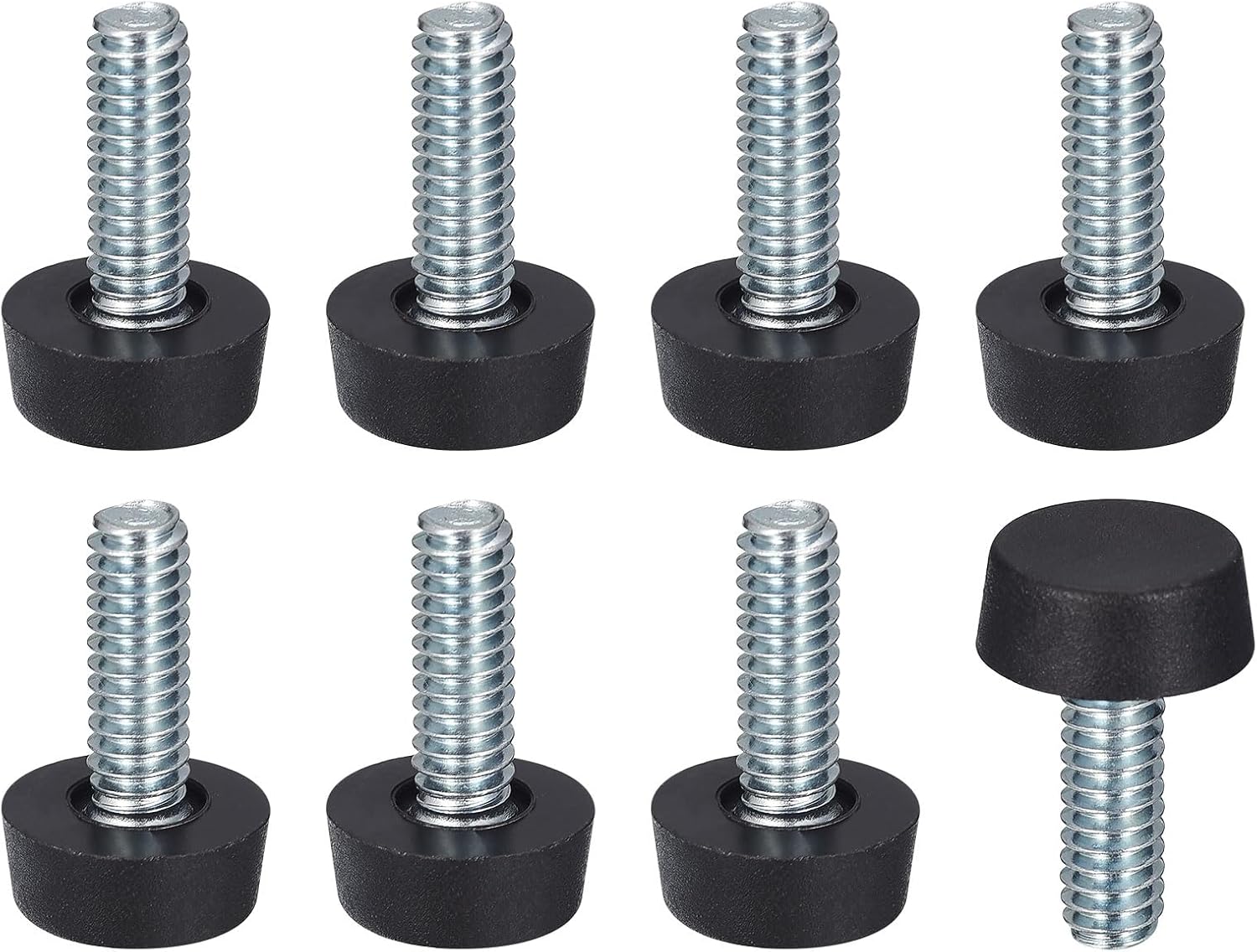 uxcell Adjustable Furniture Feet, 8Pcs 1/4"-20 UNC Thread - Furniture ...