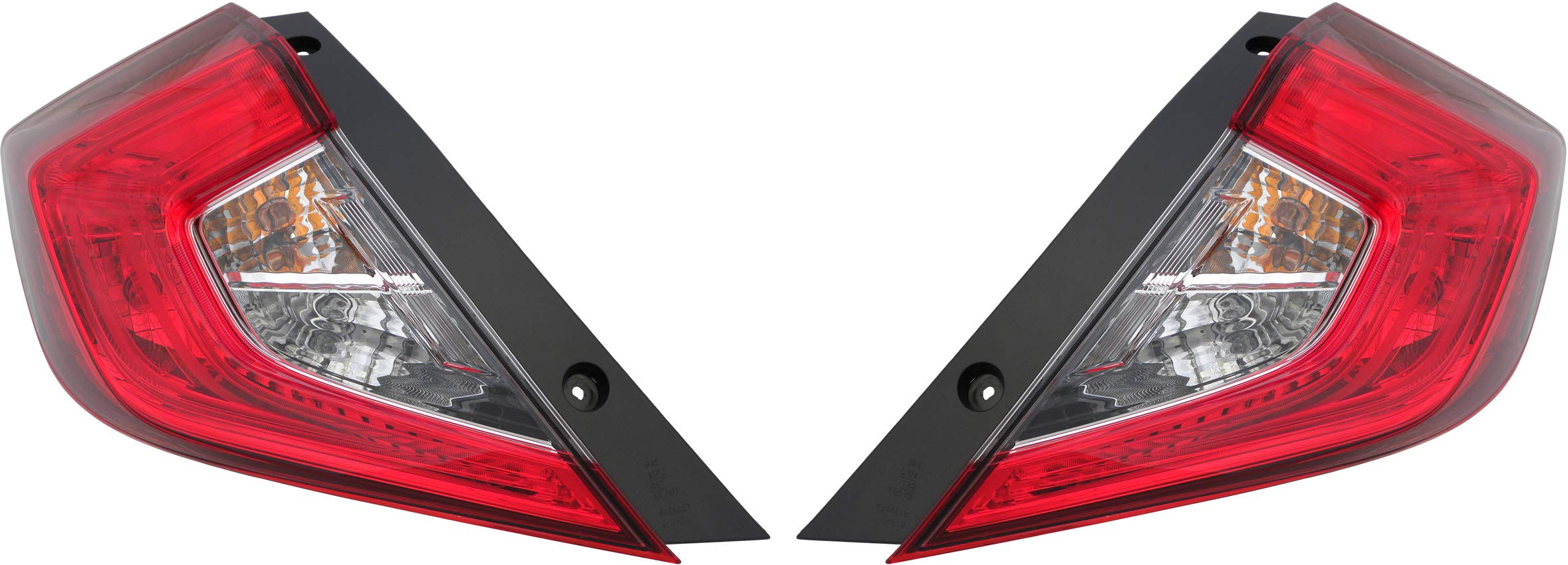 Amazon.com: EPIC LIGHTING Rear Brake Tail Lights Lens and Housing ...