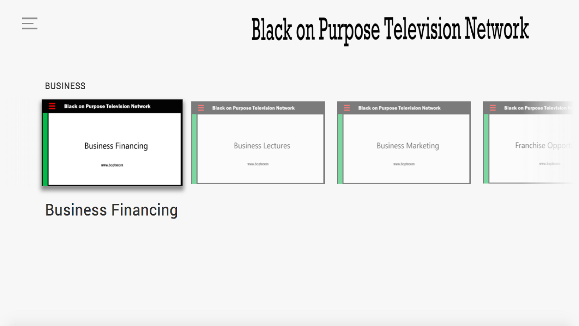 Black on Purpose TV Network - App on Amazon Appstore