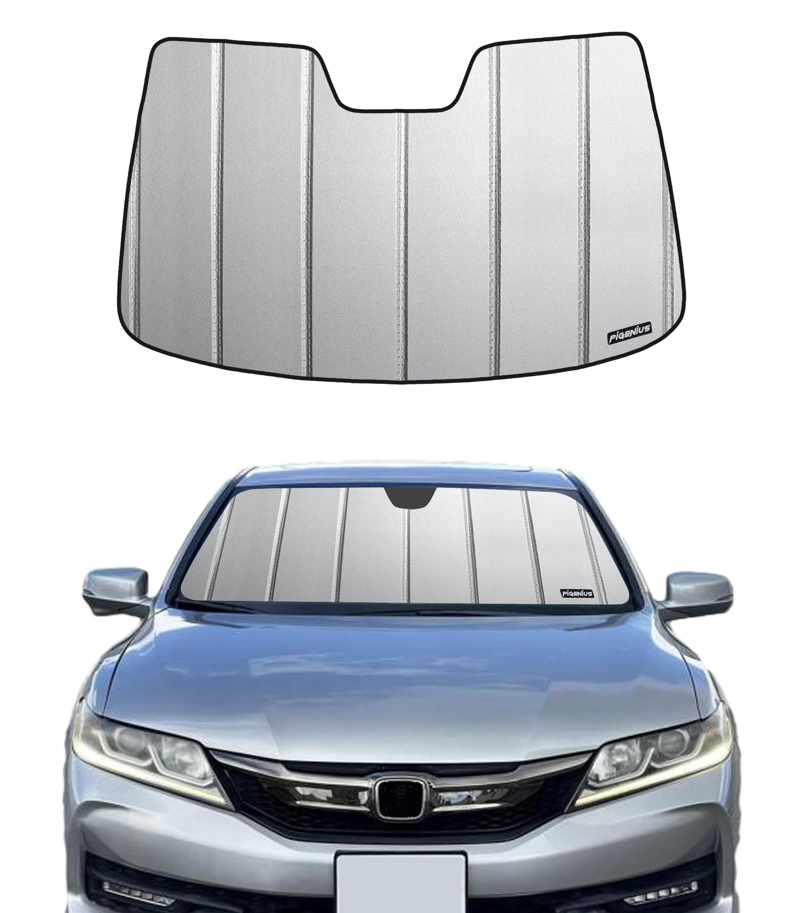 Pigenius Windshield Shade for 2013-2015 Honda Accord Coupe, Front ...