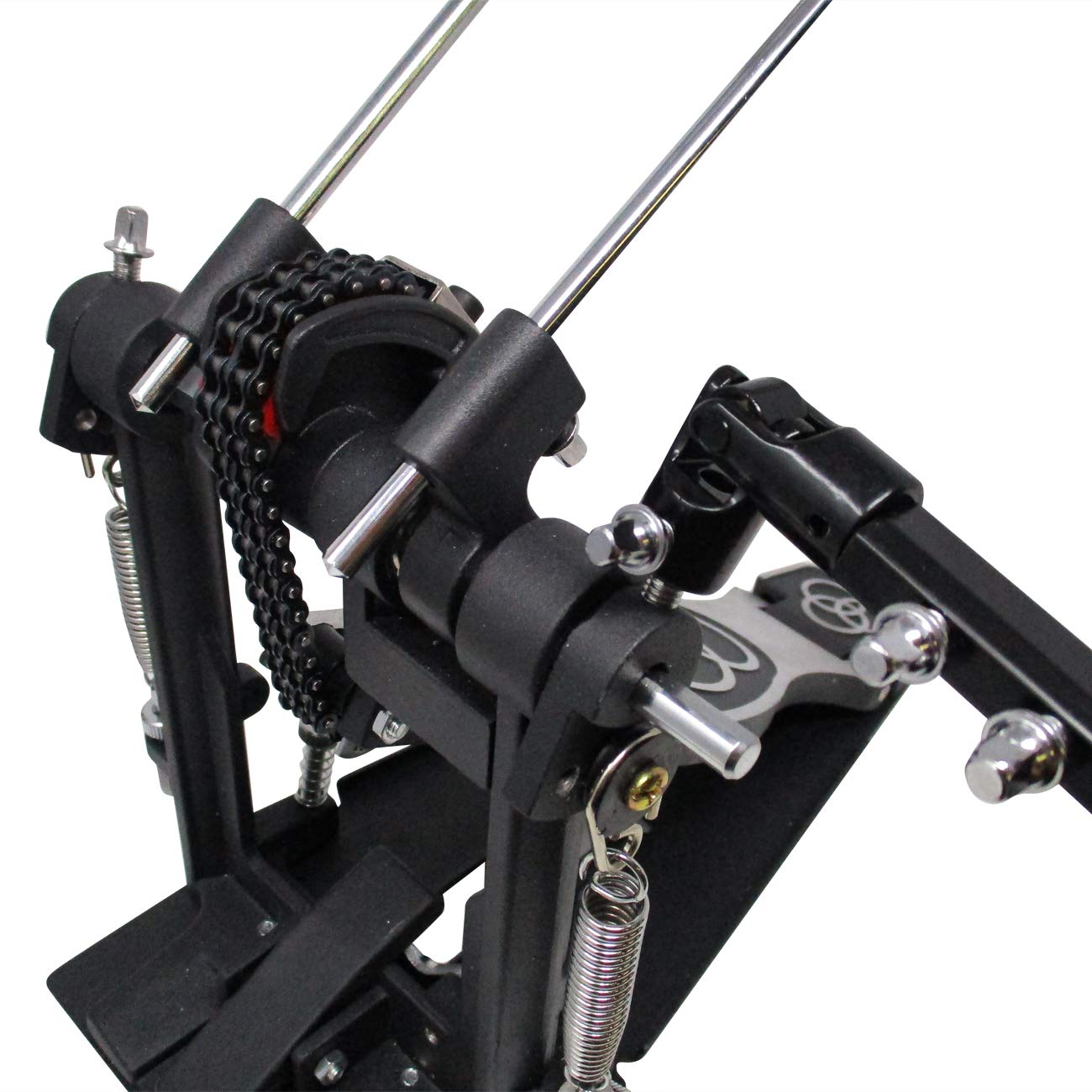 Snapklik.com : Bass Drum Double Kick Pedal For Drum Set Kit By