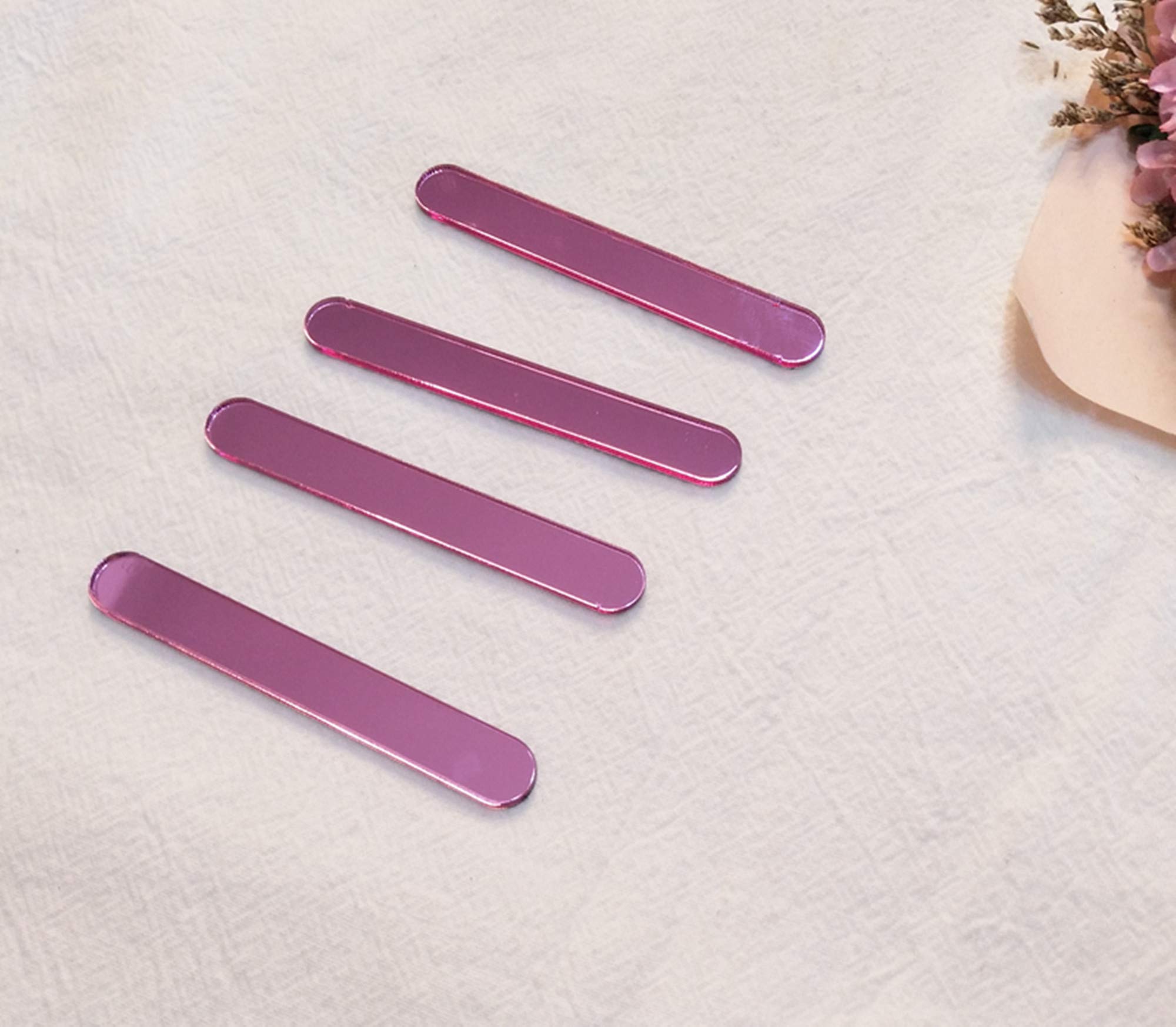 Snapklik.com : ACFENG Reusable Acrylic Cakesicle Popsicle Sticks,Mini