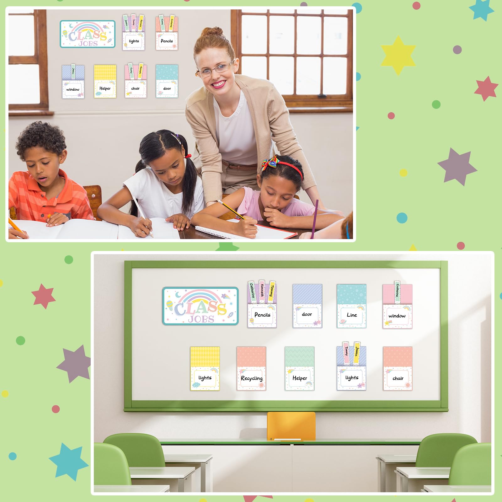 Snapklik.com : Zonon Class Jobs Bulletin Board Colorful Class Jobs ...