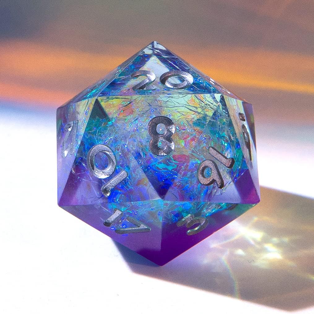 Amazon.com: YEMEKO Single D20 Dice - 22mm, 20 Sided D&D Dice for ...