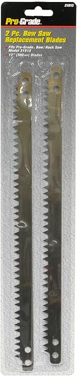Pro-Grade 31915 Bow Saw Replacement Blades, 2-Piece - Hacksaw Blades ...
