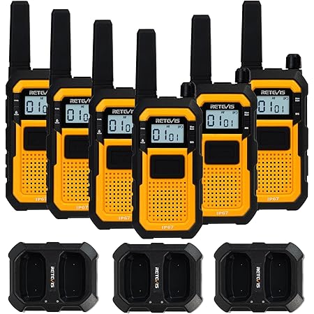 Retevis RB648 Rugged Walkie Talkie, IP67 Waterproof Two Way Radio ...