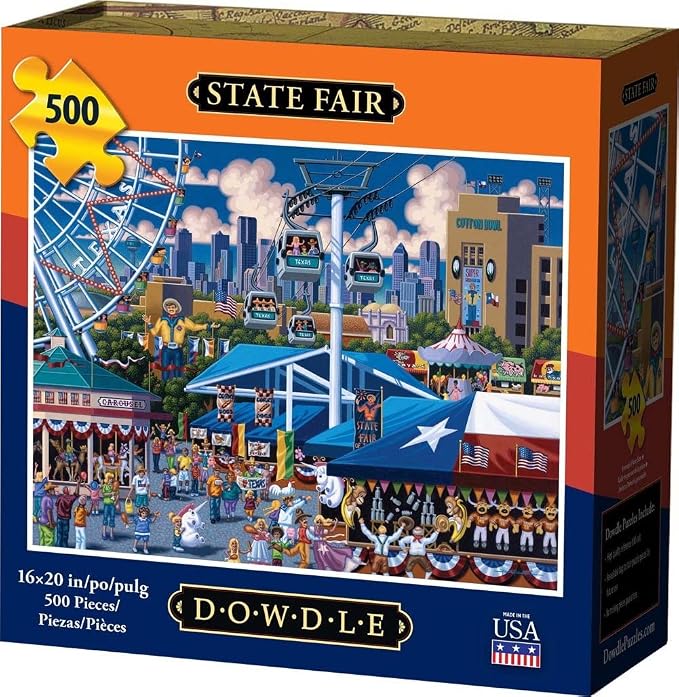 Amazon.com: Dowdle Jigsaw Puzzle - State Fair - 500 Piece : Toys & Games