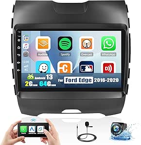 Amazon.com: [2+64G] Android 13 Estéreo de coche para Ford Edge 2016 ...