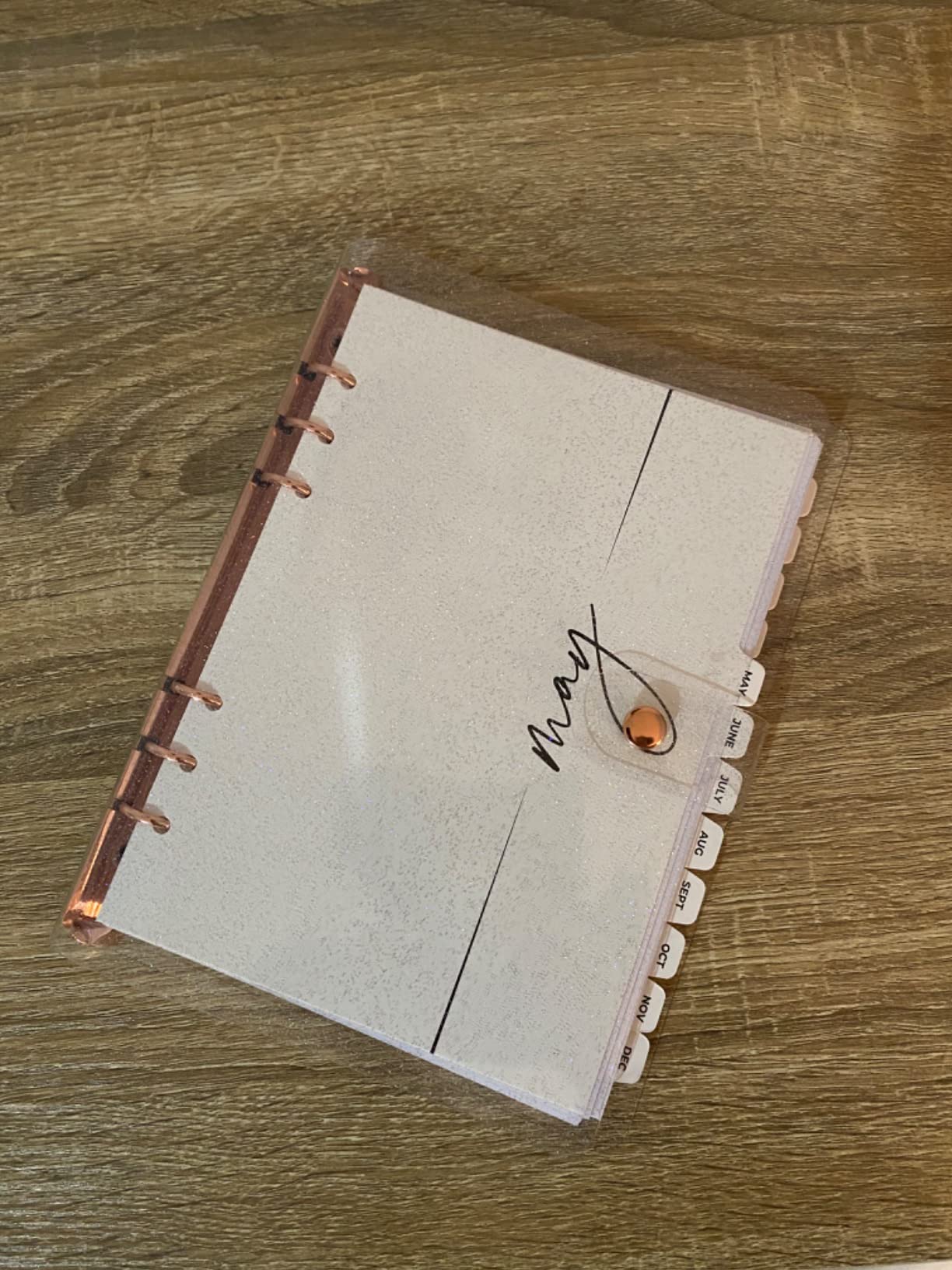 Amazon.com : A5 Monthly Binder Index Dividers with Monthly Index Tab, 6 ...