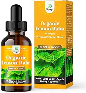 Amazon.com: Organic Lemon Balm Leaf Liquid Extract for Immune Support ...