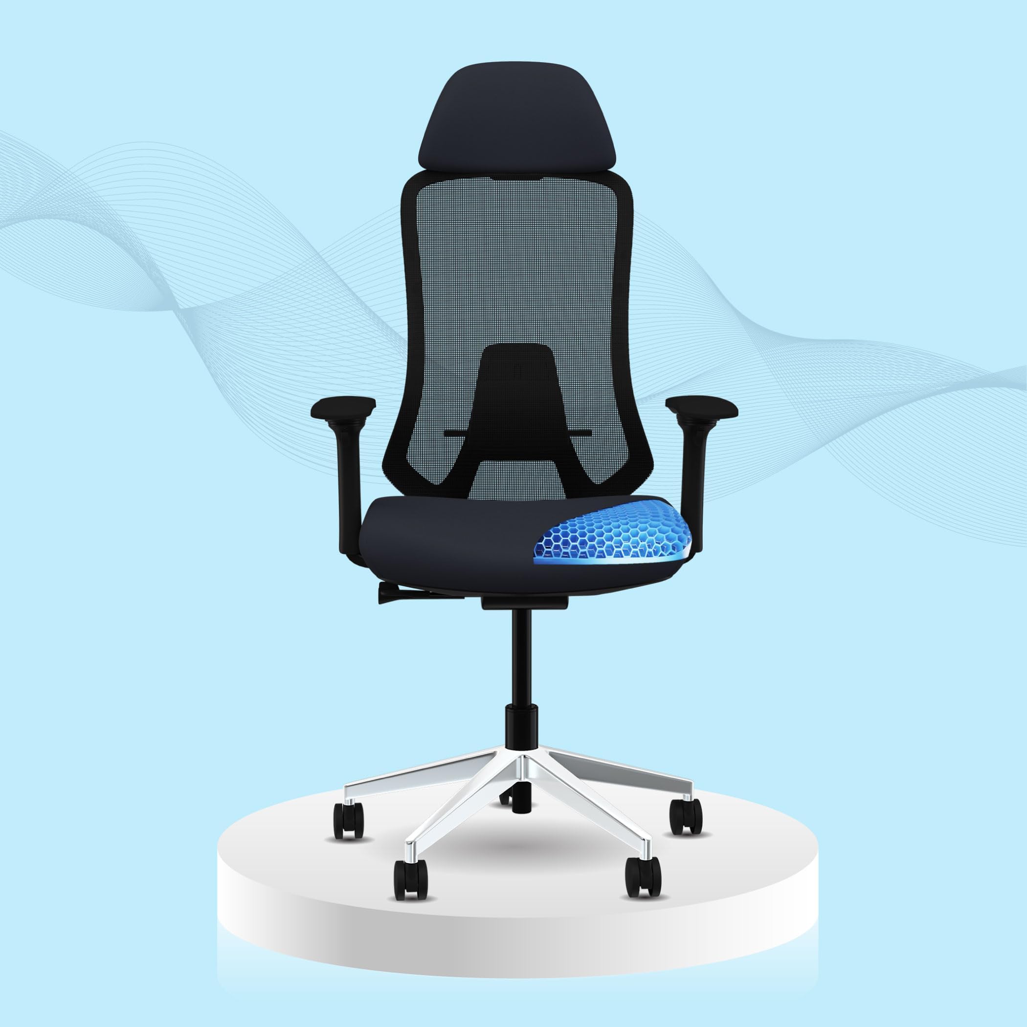 Featherlite "Optima" High Back Office Chair with MultiLock Mechanism ...