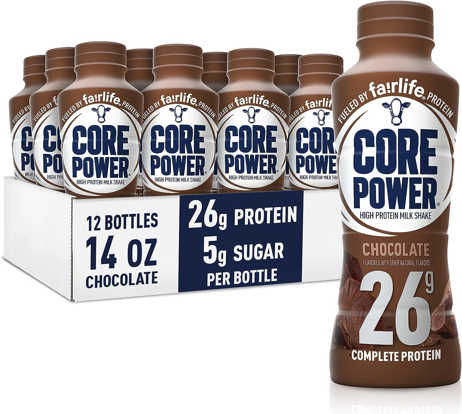Amazon.com: Fairlife Core Power 26g High Protein Chocolate Shake, 14 Fl ...