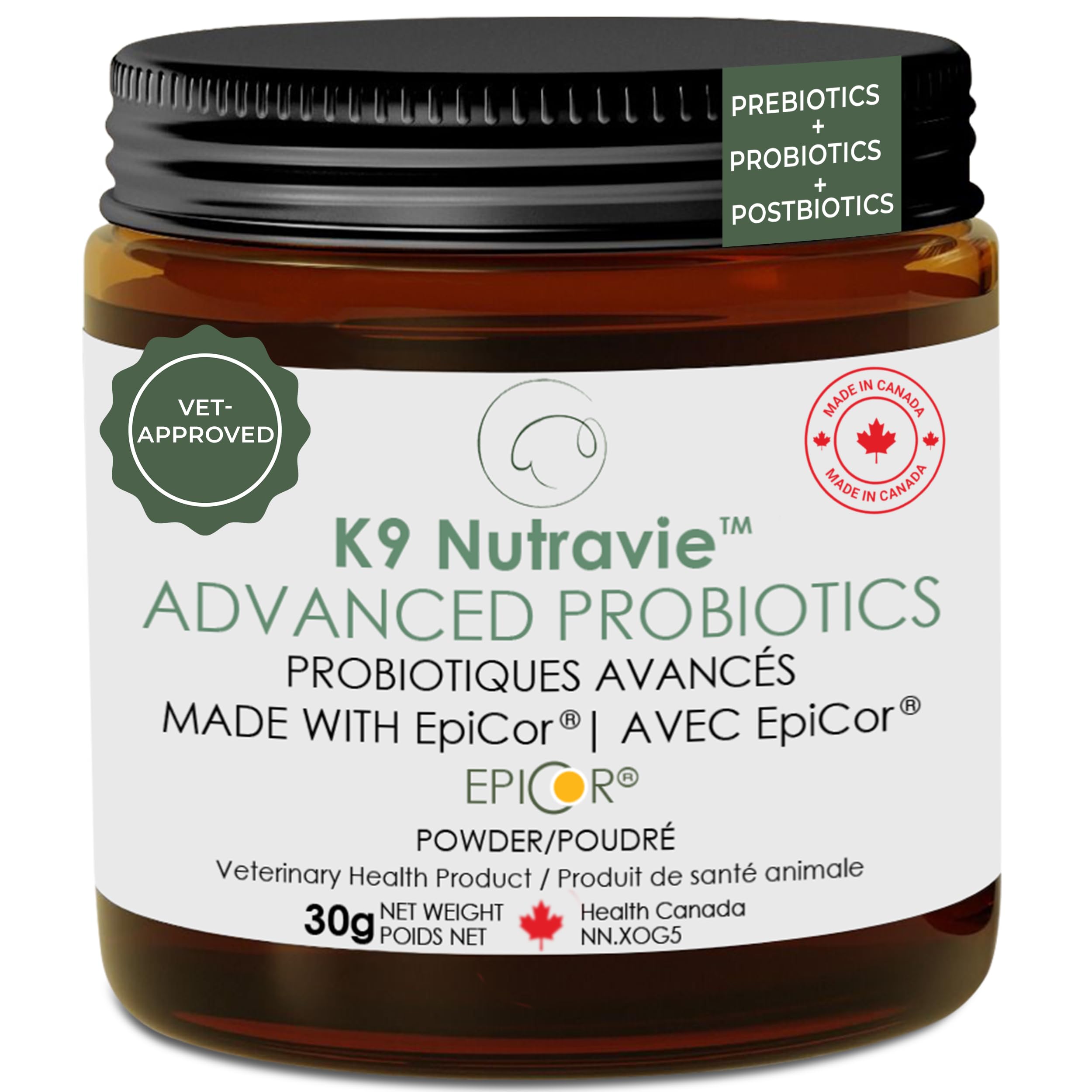 Stress Relief Dog Supplement K9 Nutravie Calming Powder For Dogs - Vet ...