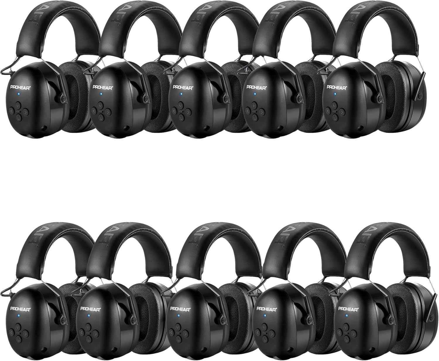 PROHEAR 037 10 Pack Bluetooth 5.0 Hearing Protection Headphones with ...