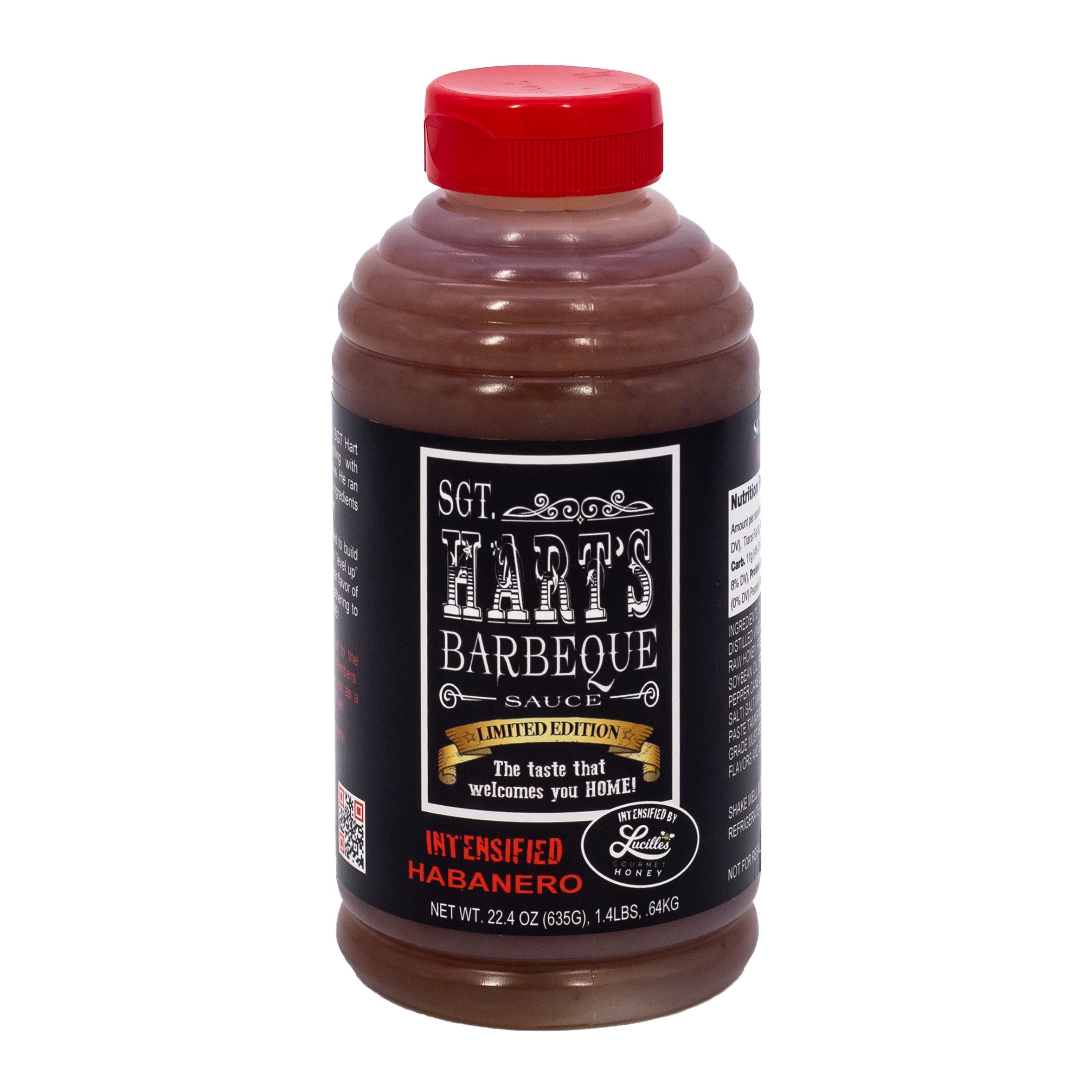 Amazon.com: SGT. Hart’s BBQ Sauce, Intensified Habanero Flavor Barbecue ...