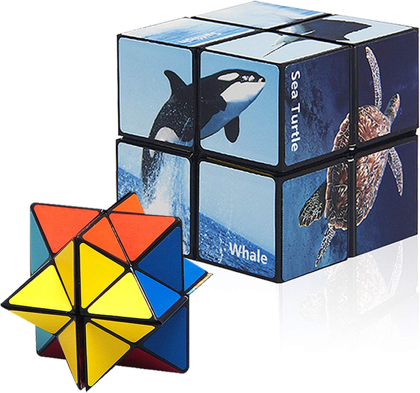 Amazon.com: Star Magic Cube with Marine Life, Cool Mini Gadget for Kids ...