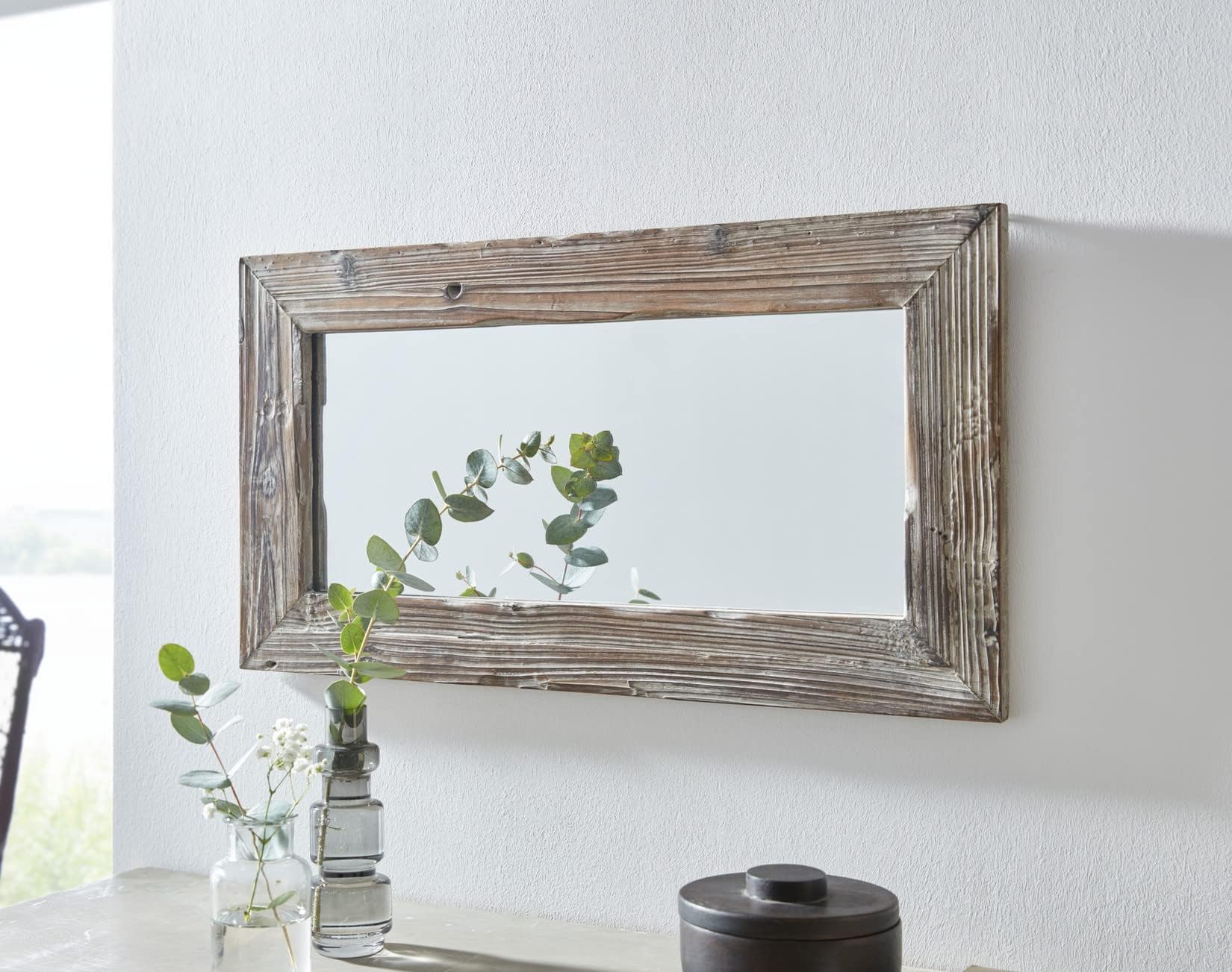 Spiegel Mit Holzrahmen