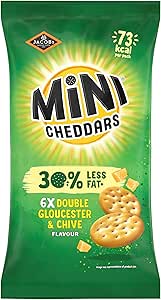 Jacob's Mini Cheddars Nibblies Double Gloucester and Chive Flavour ...