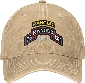 Army 75th Ranger Regiment Baseball Cap Denim Hats Adjustable Snapback ...