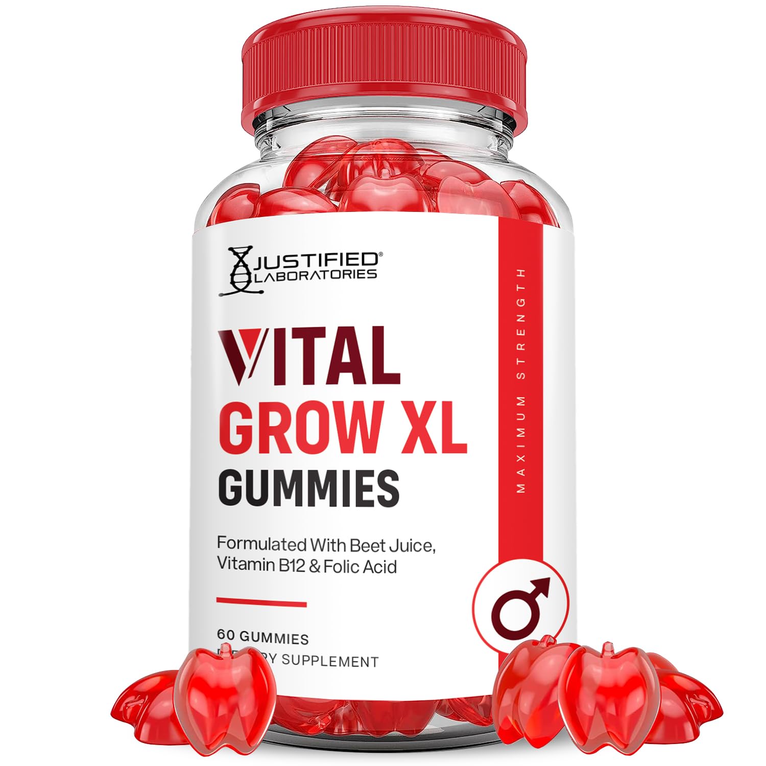 Amazon.com: Vital Grow XL Performance Gummies 1000MG Advanced Formula ...