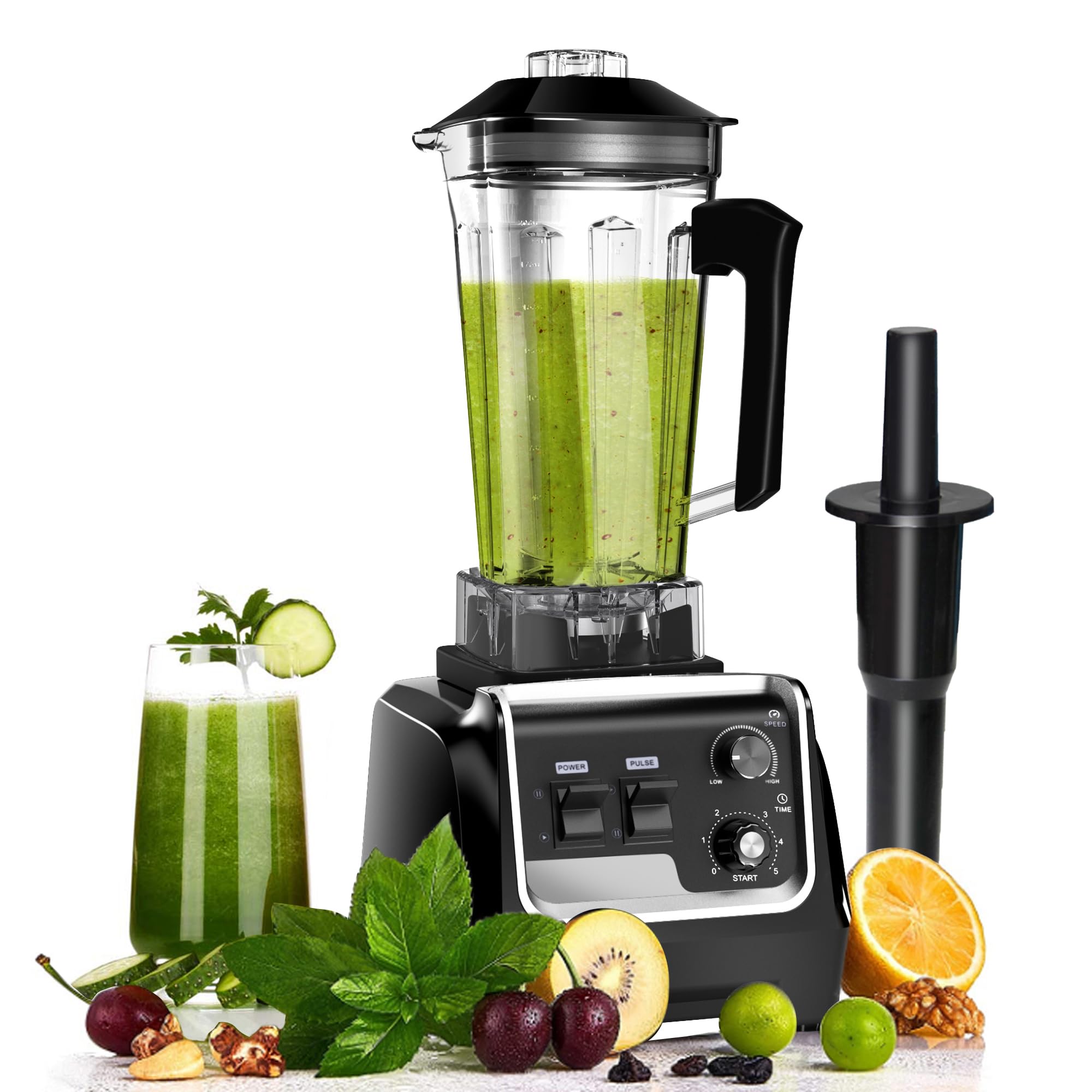 Amazon.com: Professional Blenders for Kitchen, 2L Large Capacity ...
