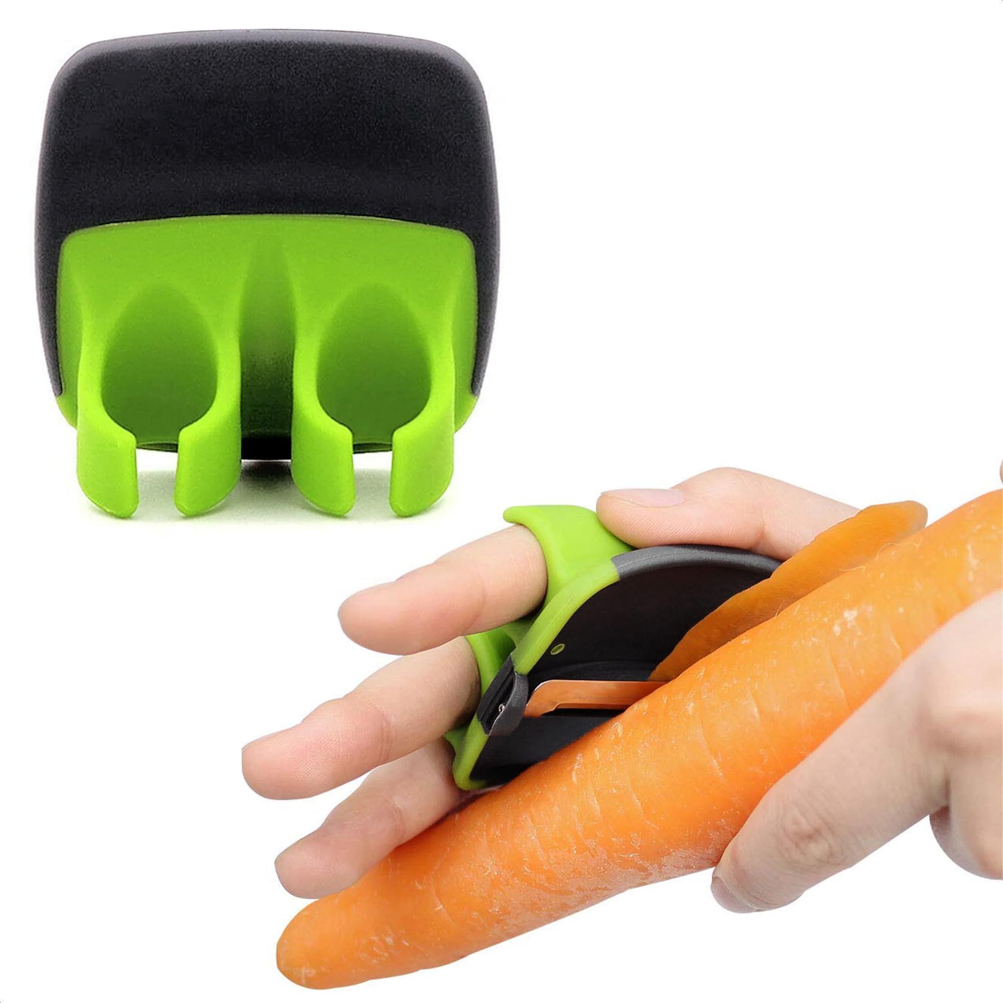Amazon.com: Finger Grip Vegetable Peelers for Kitchen - Carrot Peeler ...