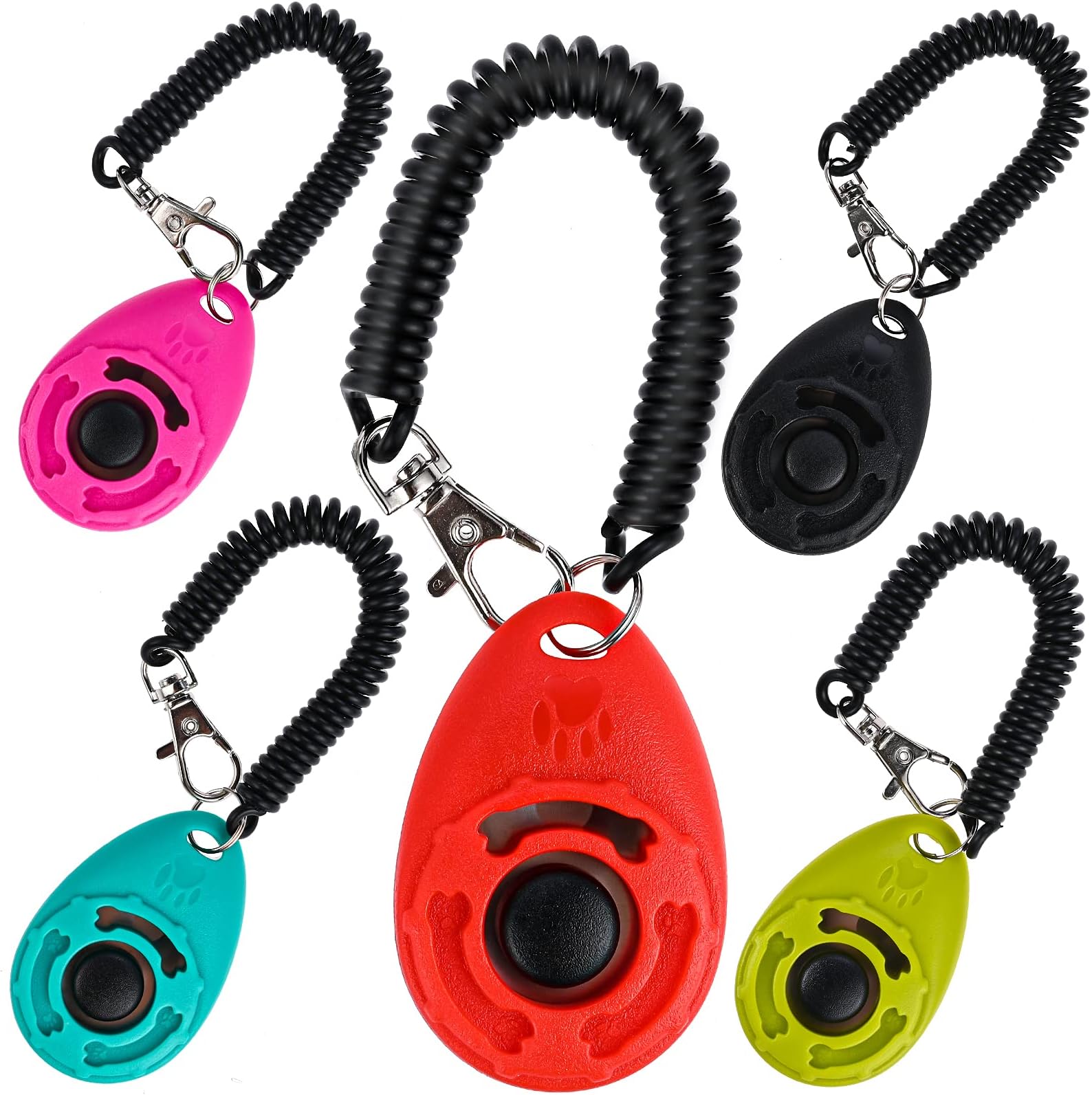 Pet Training Clicker with Wrist Strap - Dog Training Clickers (New ...
