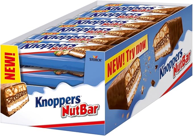 Knoppers - Nut Bar - 24 bars : Amazon.fr: Epicerie