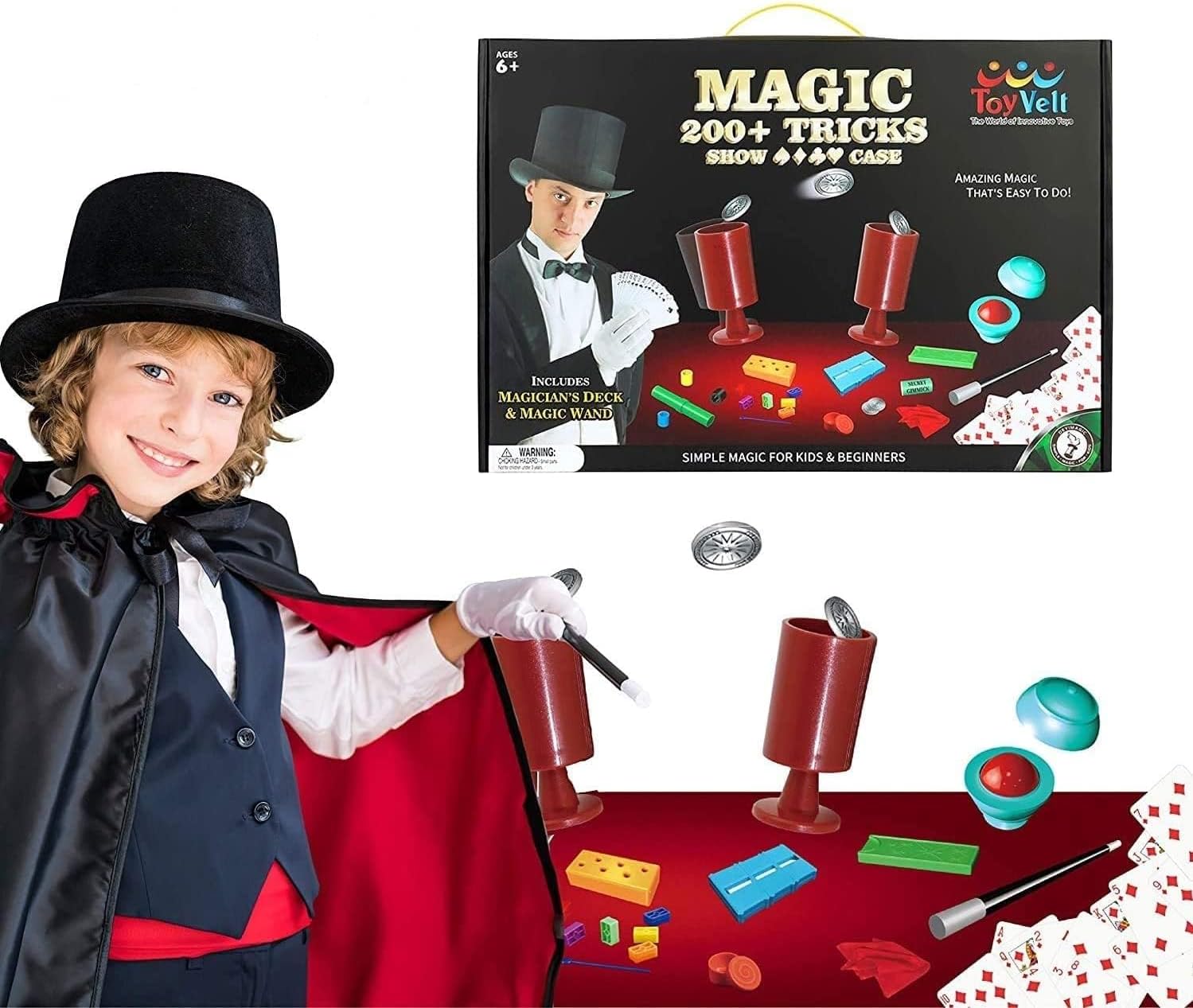 Amazon.com: ToyVelt Magic Tricks Magic Set - Kids Magic Kit for ...