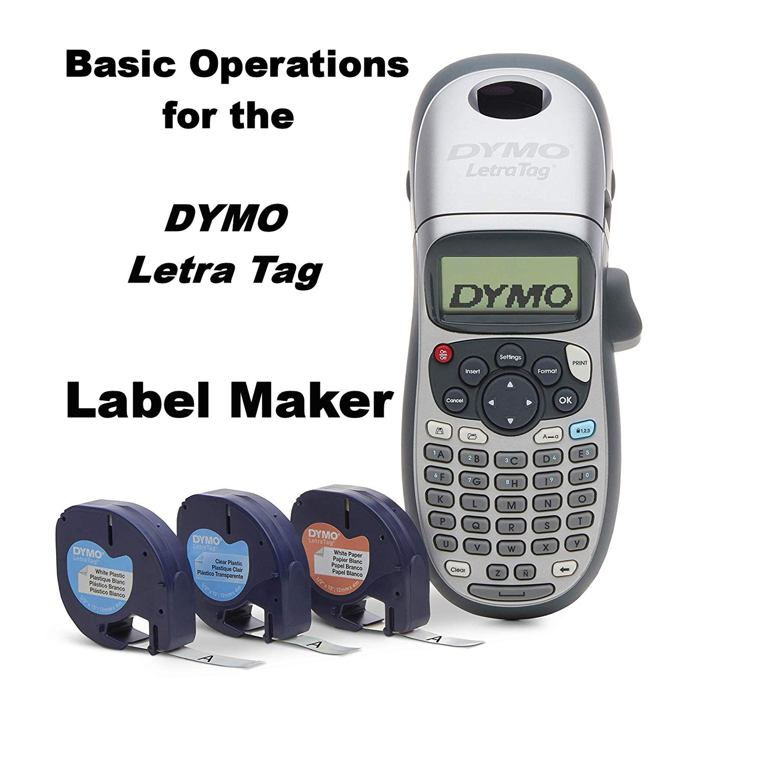 Watch Basic Function of the DYMO Letra Tag label maker on Amazon Live